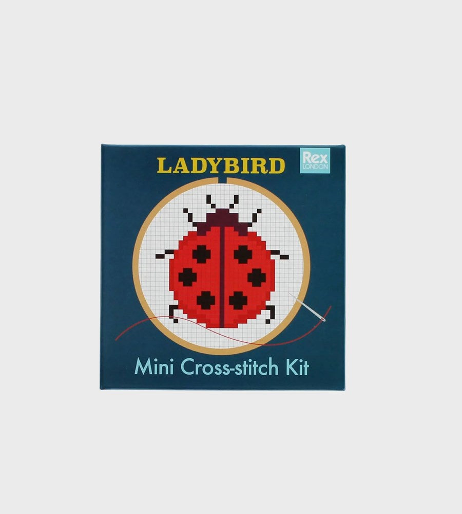 Ladybird Mini Cross-stitch Kit – Father Rabbit Limited