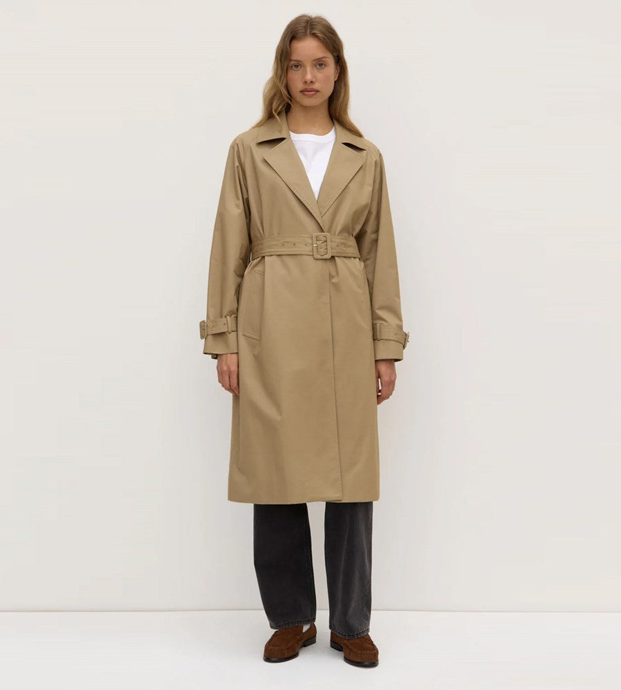 Assembly Label I Kallina Trench Coat I Cement